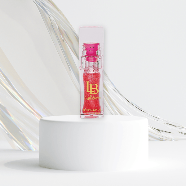 Posh Peach - Tinting & Plumping Lip Oil – Lash Boom